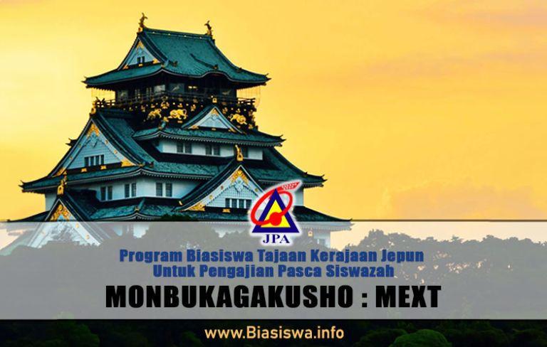 biasiswa kerajaan jepun monbukagakusho mext pengajian pasca siswazah ...